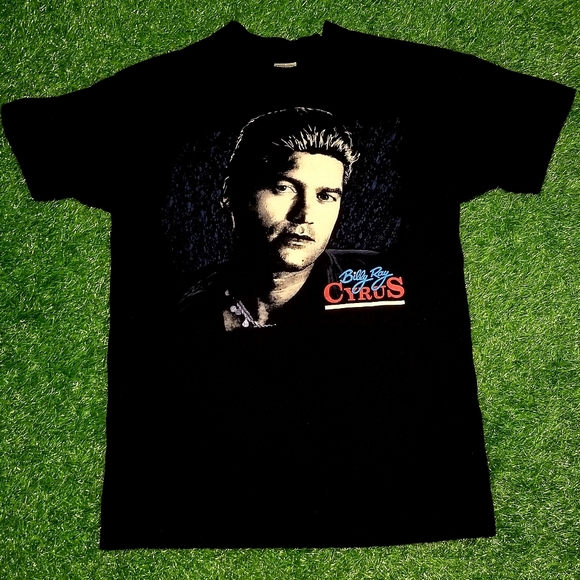 Shirts | Vintage Early 9s Billy Ray Cyrus Bl Tour Tee | Poshmark